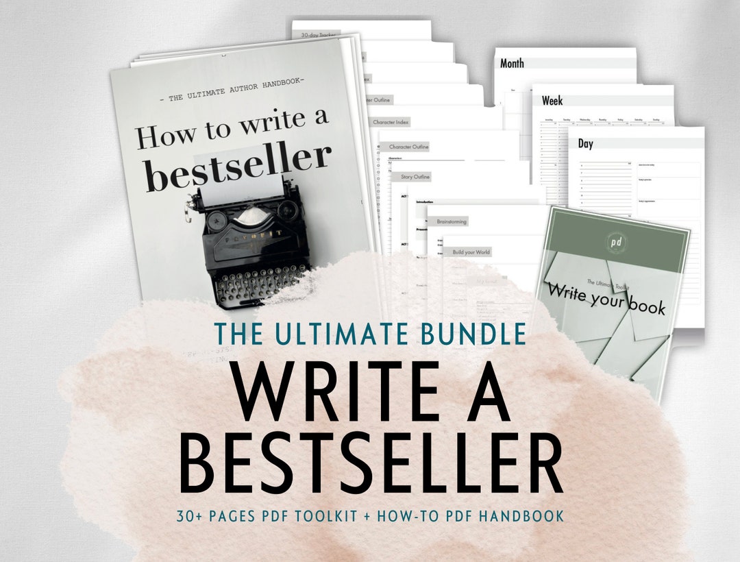 Bestseller Writer's Bundle: Novel Outline Templates & Guide (PDF) - Etsy