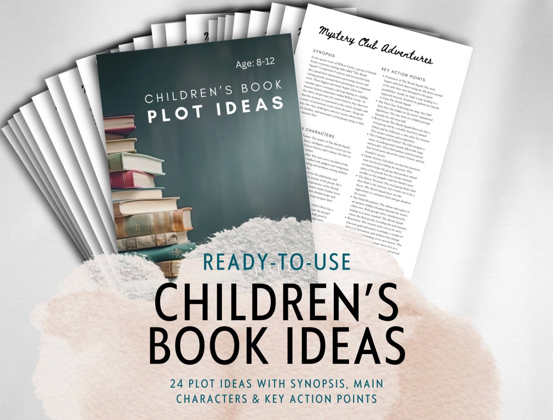 24 Ideas for a Children's Book, Book Plot Ideas for Kids Ages 8-12 ...