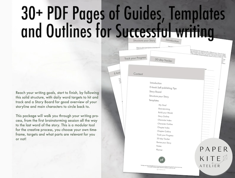 Author Writer Book Planner Workbook | Write a Novel | Write a Book in ...