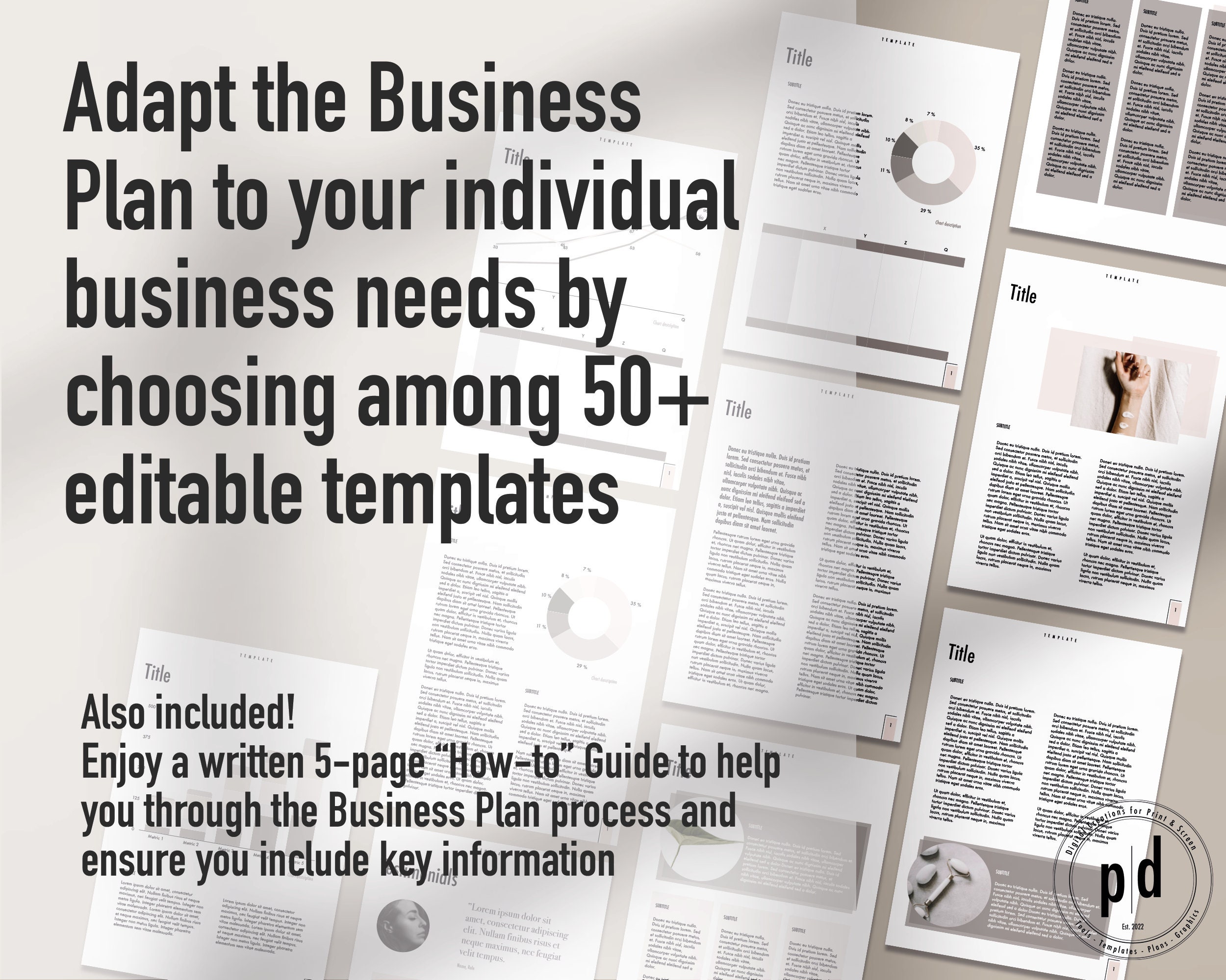 Beauty Brand Business Plan Template Keynote Business Plan - Etsy