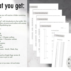Bestseller Writer's Bundle: Novel Outline Templates & Guide (PDF) - Etsy