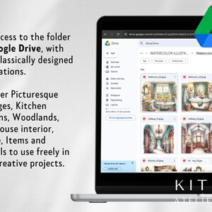 Classic Watercolor Drawings, Licence-free JPEG Artwork Illustrations ...