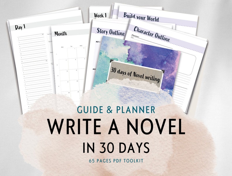 Novel Writing Toolkit: 30-day Author Planner (PDF Printable) - Etsy