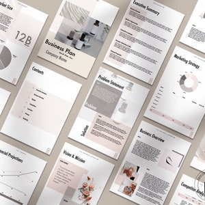 Beauty Brand Business Plan Template, Keynote Business Plan Proposal ...