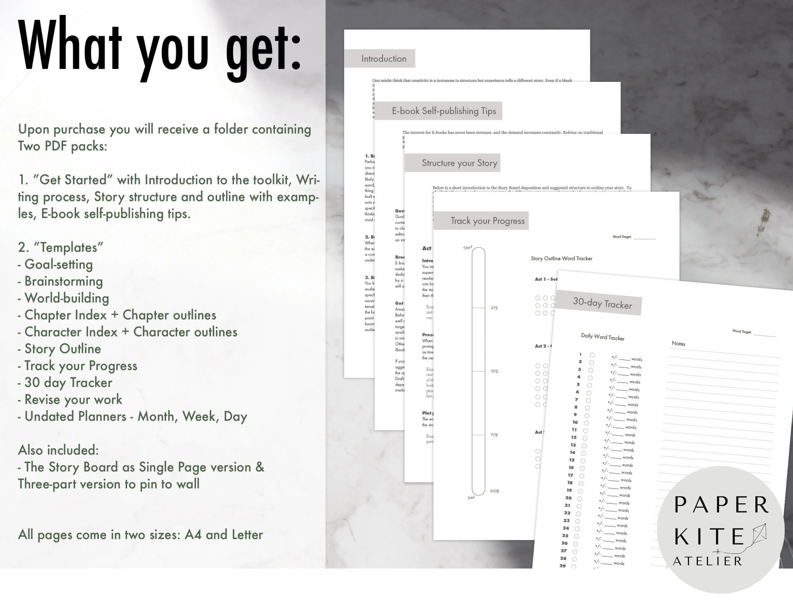 Author Writer Book Planner Workbook | Write a Novel | Write a Book in ...