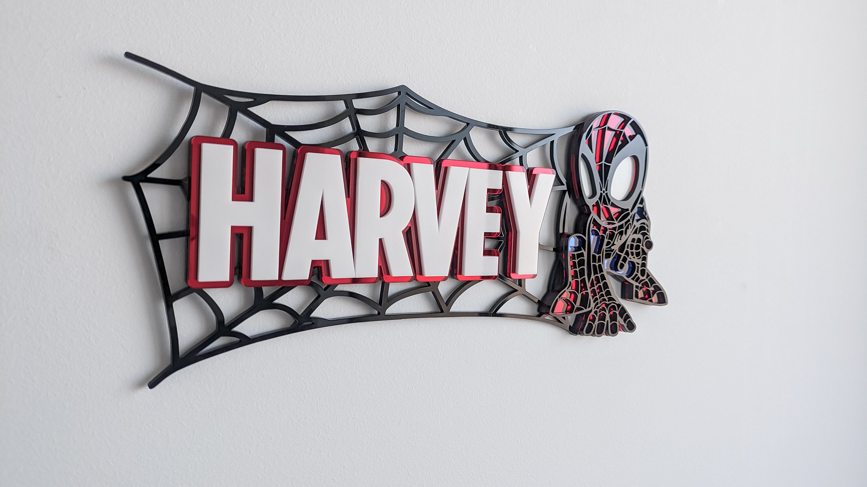 Spiderman Wall Plaque | Spiderman Door Plaque | Christmas Gifts ...