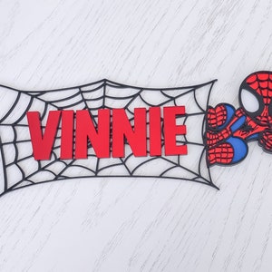 Spiderman Wall Plaque Spiderman Door Plaque Spiderman Name Sign ...