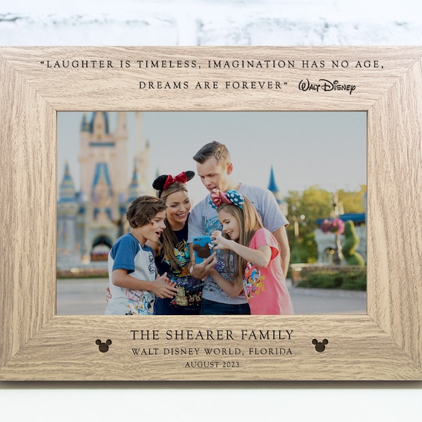 Disneyland Paris Photo Frame - Etsy UK