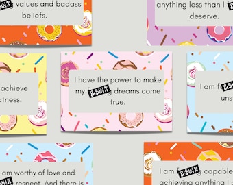 Sweary Affirmations, Swear Affirmations, Badass Affirmation Cards ...