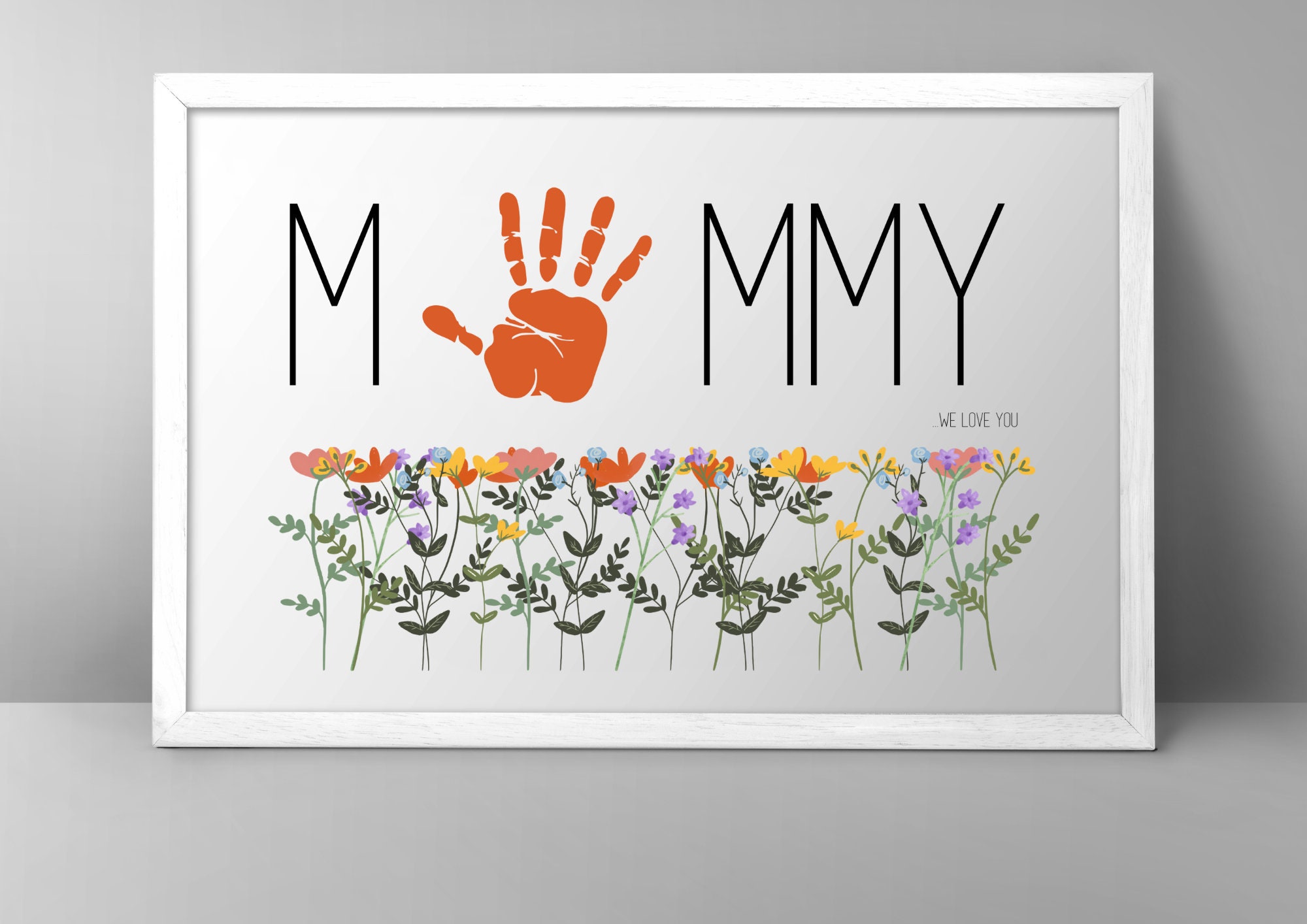 Handprint Art Craft for Kids DIY Hand Print Template Baby - Etsy