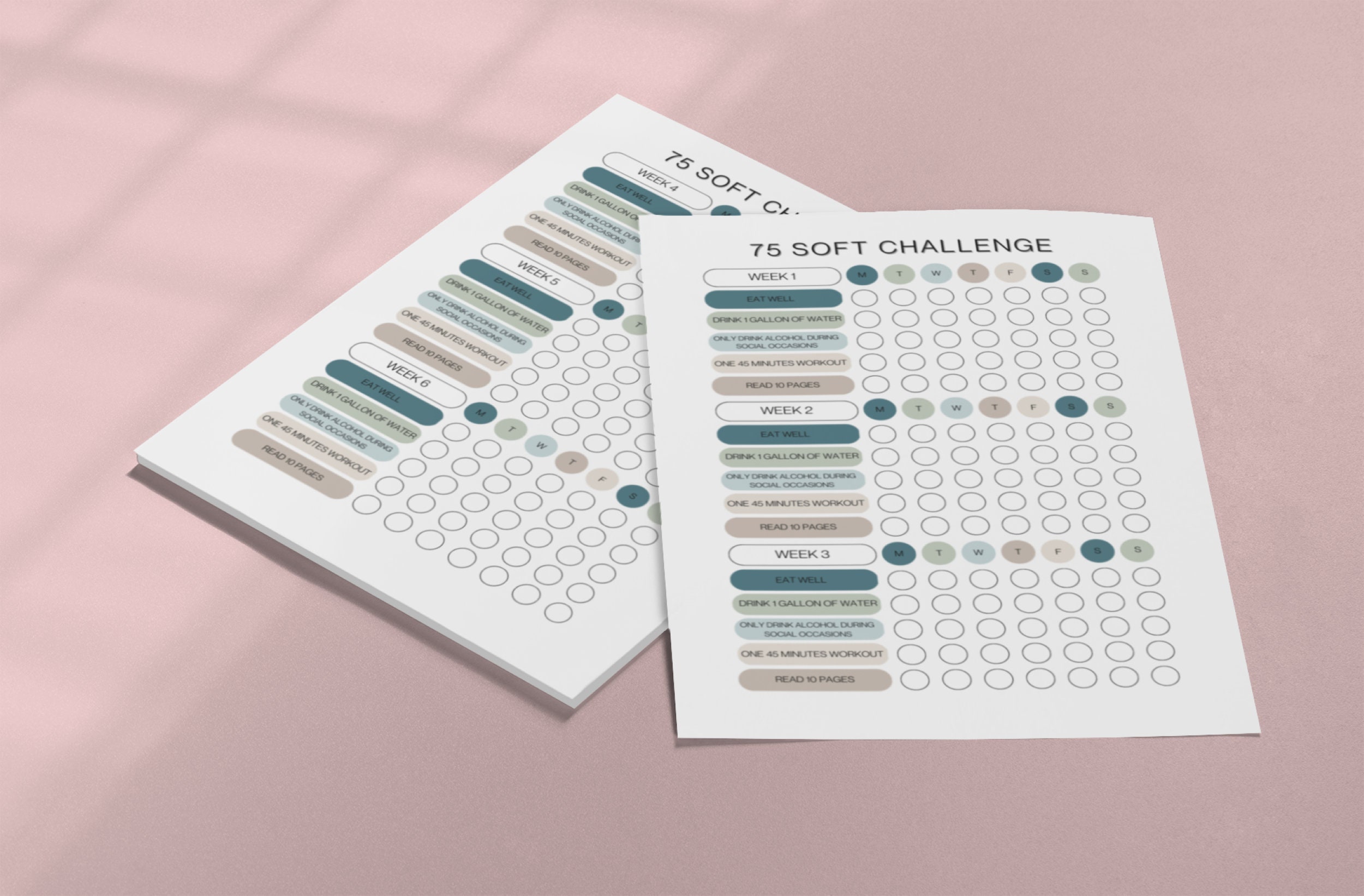 75 Soft Challenge, Track Your Progress and Achieve Your Health Goals ...