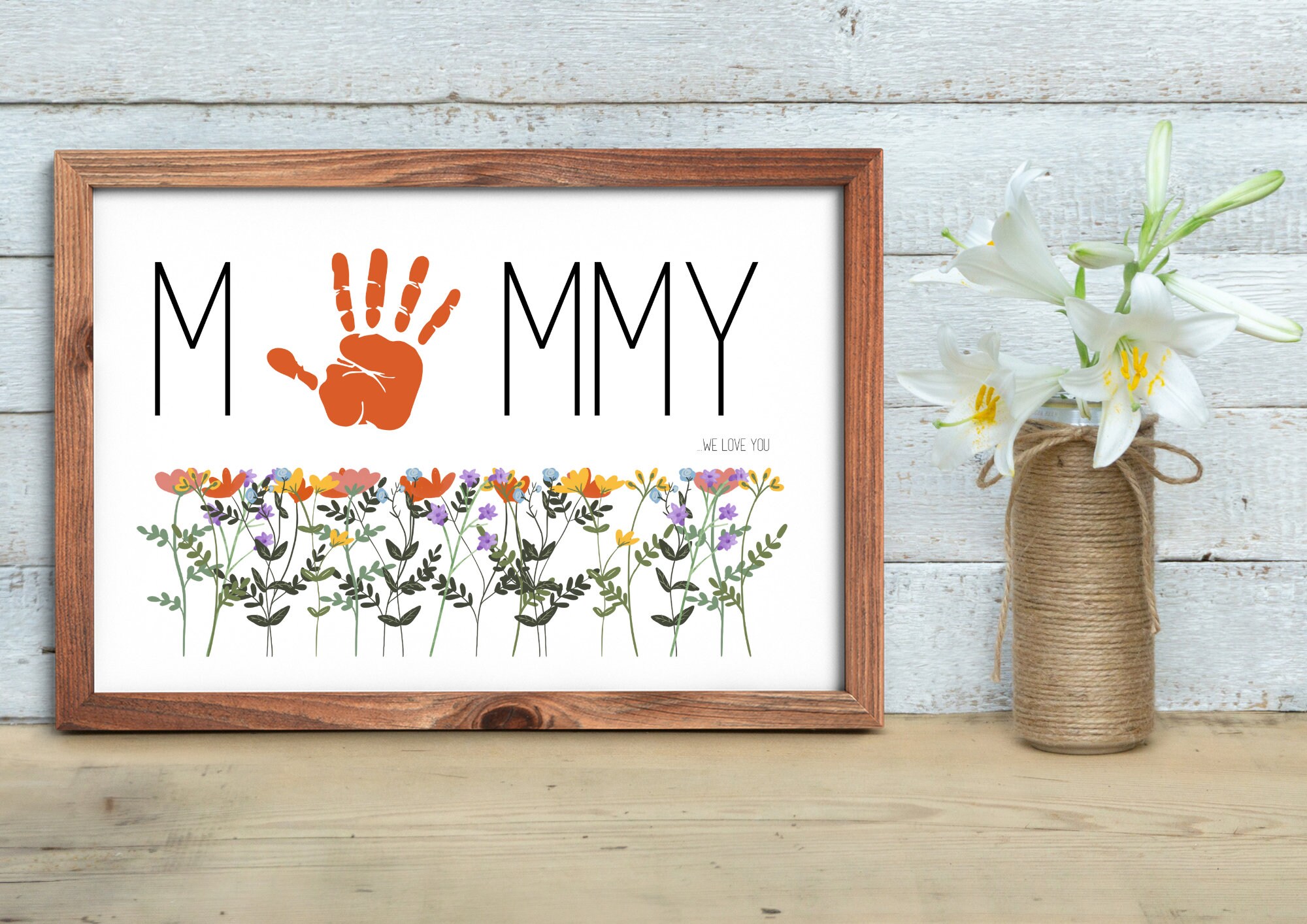 Handprint Art Craft for Kids DIY Hand Print Template Baby - Etsy