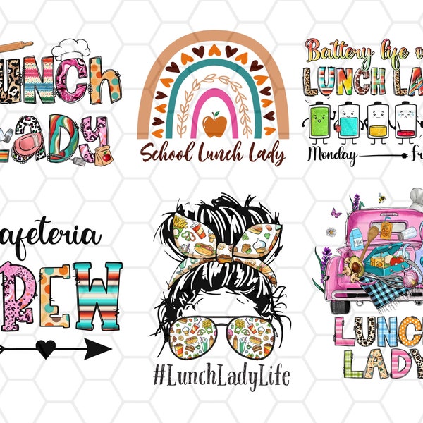 Lunch Lady Svg - Etsy