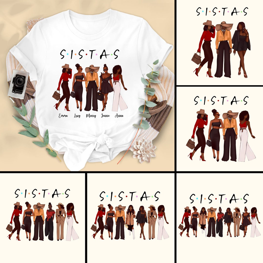 Personalized Sista Black Girls Shirt, Afro Queen Melanin Shirt, African ...
