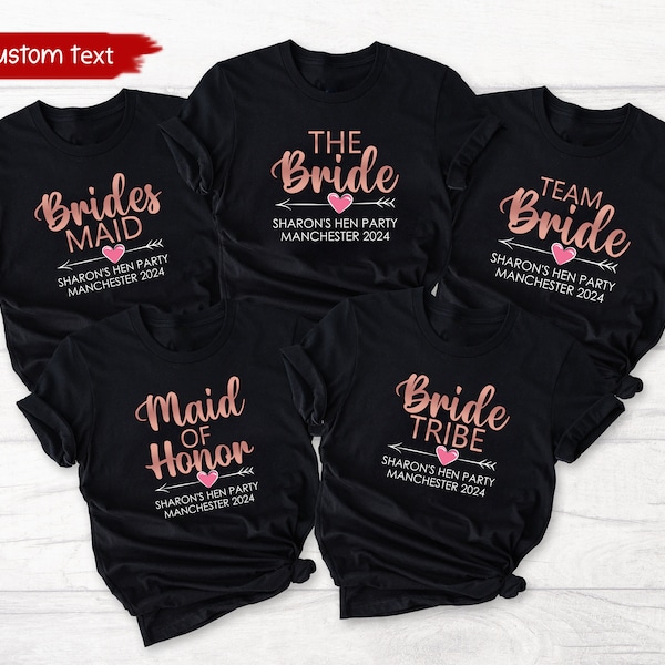 Team Bride Shirts - Etsy