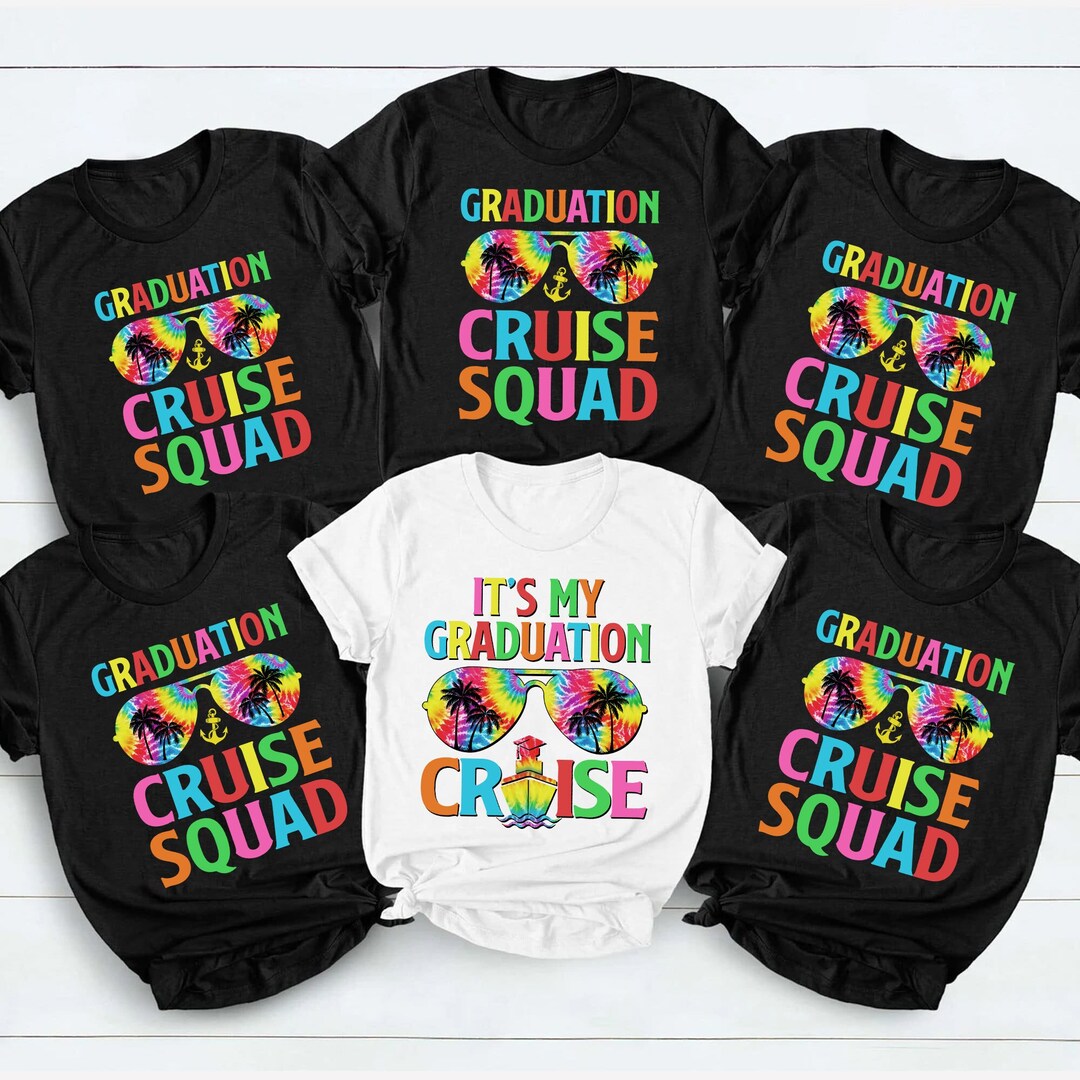 Personalized Graduation Cruise Squad Shirt, Graduation 2024 Shirt, Grad ...