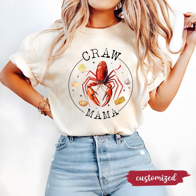 Personalized Crawfish Boil Crew Shirt, Custom Craw Daddy Craw Mama Craw ...