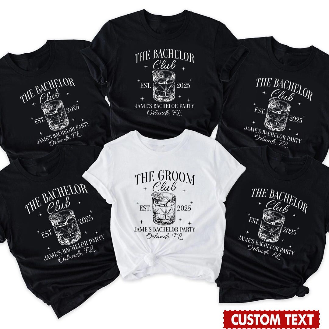 Personalized Bachelor Party Shirts, Custom Location Bachelor Party T ...