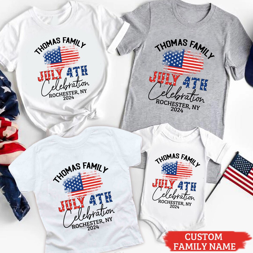 Personalized Family July 4th Celebration Shirt, Fourth of July, 4th of ...