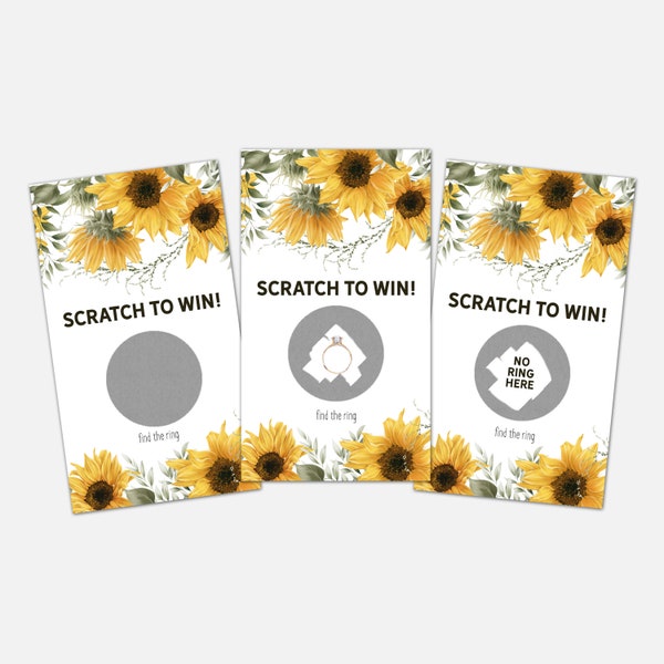 Bridal Shower Scratch Off - Etsy