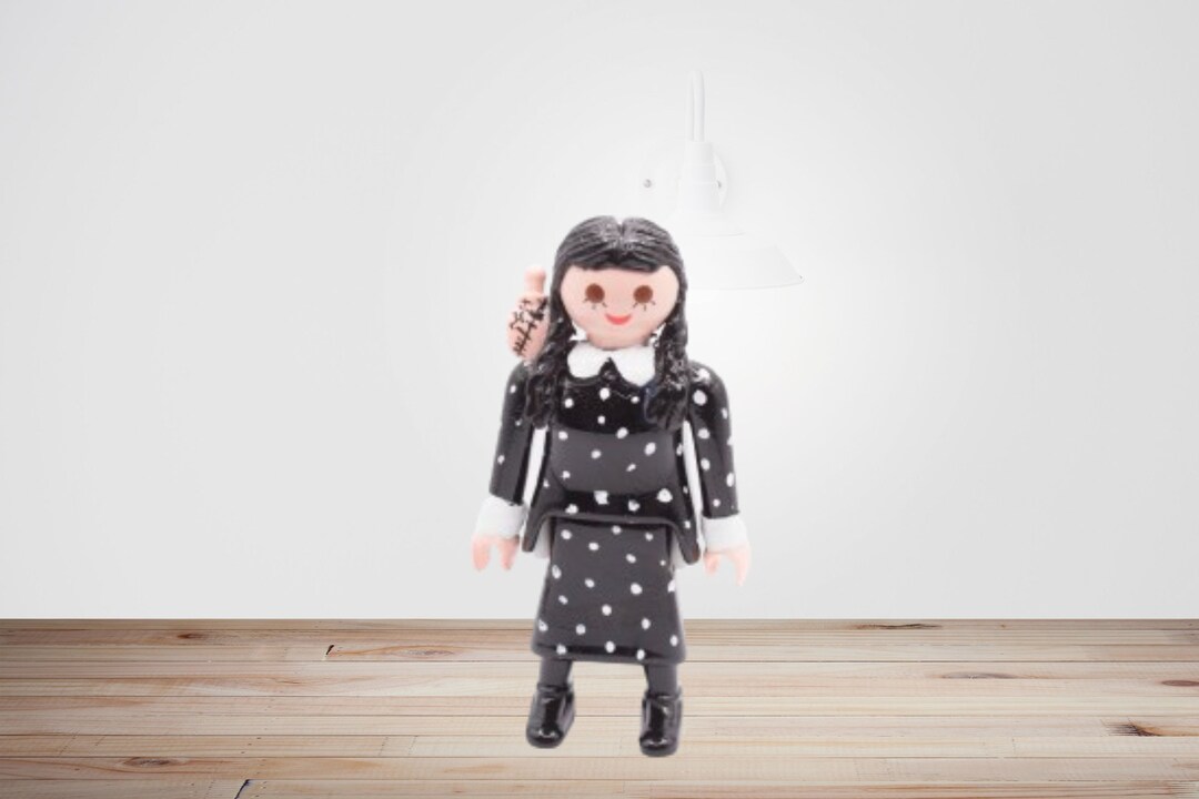 Playmobil Custom Merlina Miercoles Wednesday Tim Burton - Etsy