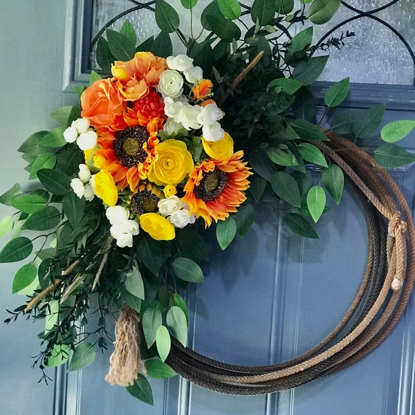 Lariat Wreath - Etsy