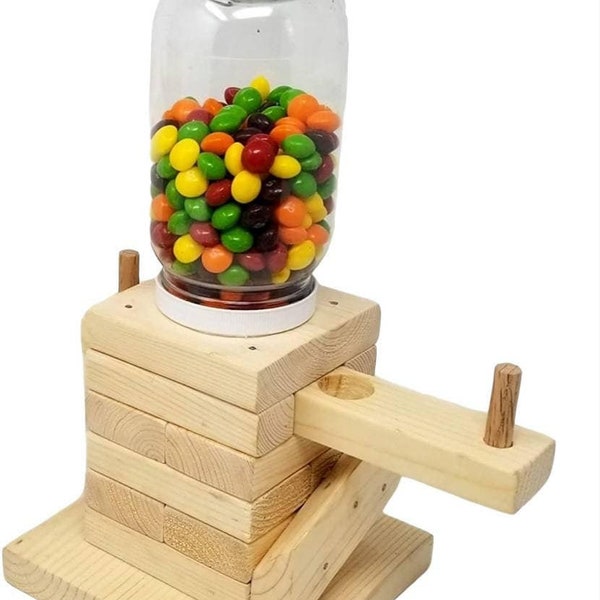 Wood Candy Dispenser - Etsy
