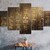 Ancient Egyptian Hieroglyphs 5 Piece Five Panel Wall Canvas Print ...