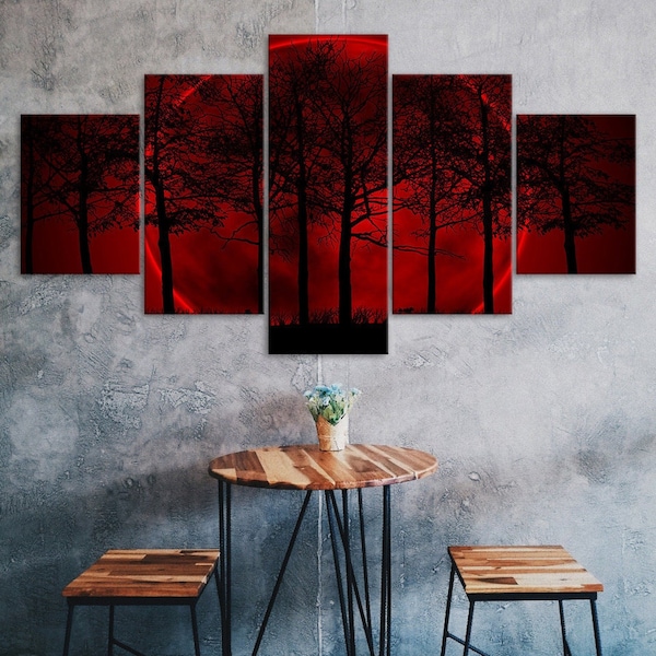 Blood Moon Art Print - Etsy