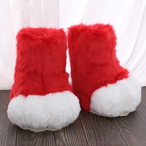 8 Color Fur Suit Feetfursuit Feet Paws Toony Foot Paw - Etsy