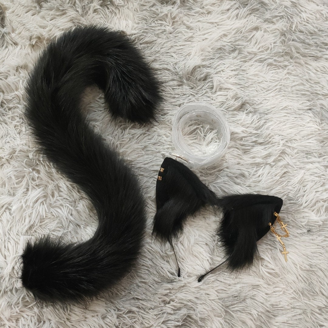 Candy Cat Ears And Tail Cat Ears And Tail Cat Ears Tail Plug Ears Headband Butt Plug Ddlg