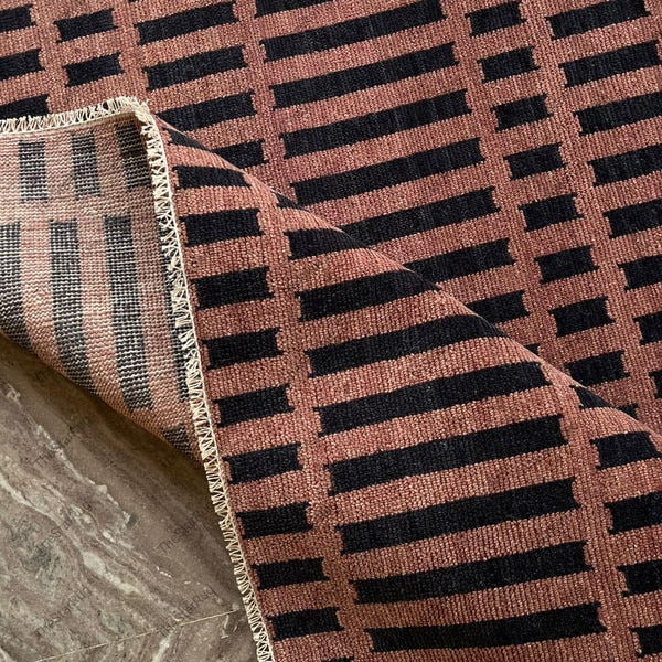 Hand Knotted Rug - Etsy