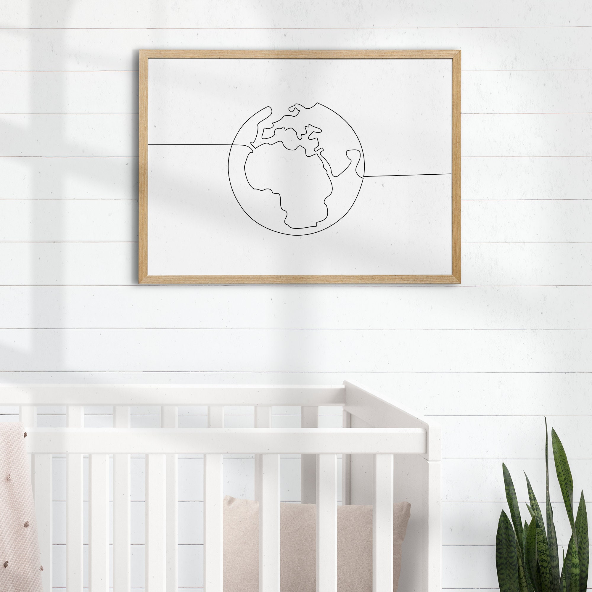 One Line World, Globe Line Art, Travel Line Drawing, Contiguous Line ...