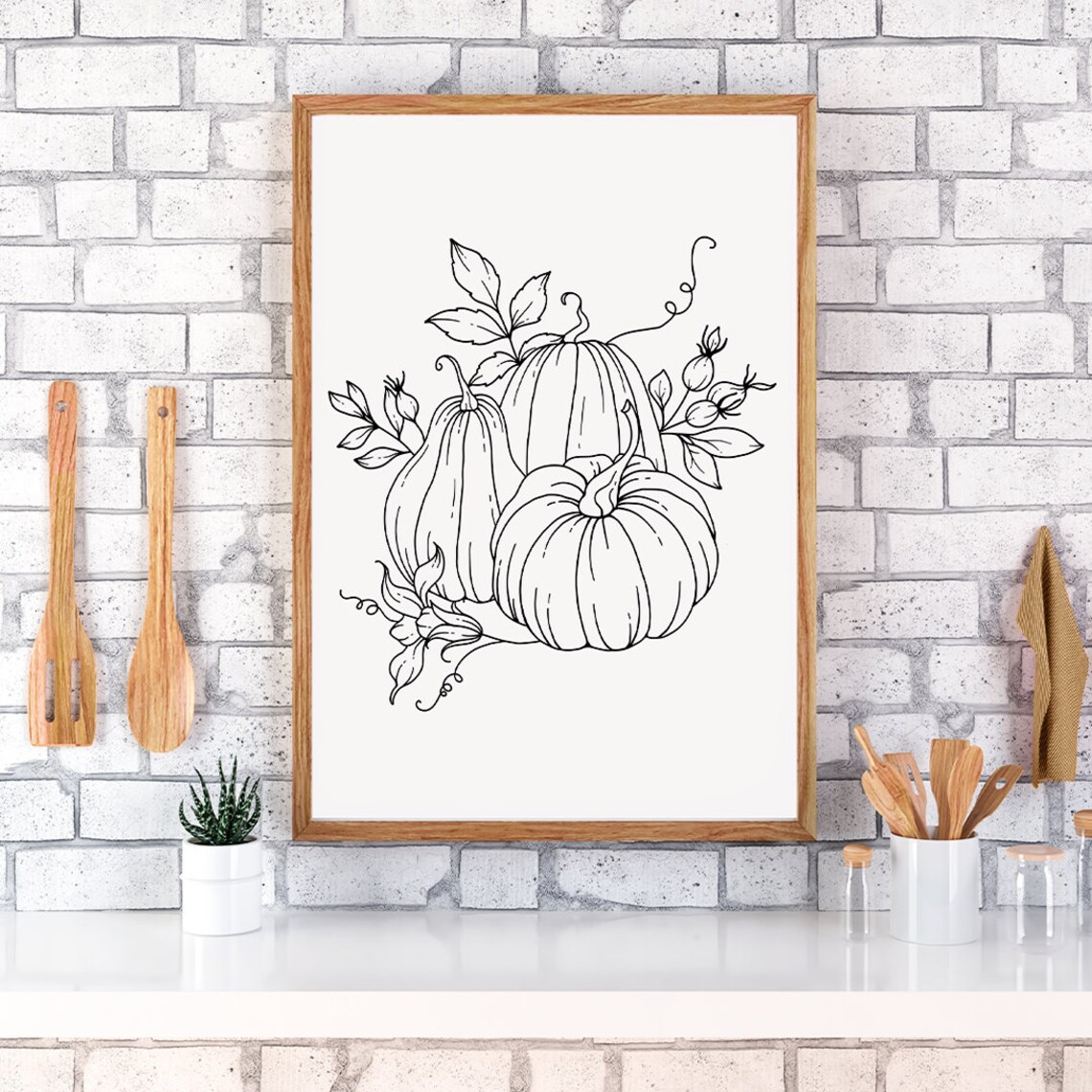 Pumpkin Line Art, Pumpkin SVG & PNG Clipart, Halloween Pumpkins Line ...