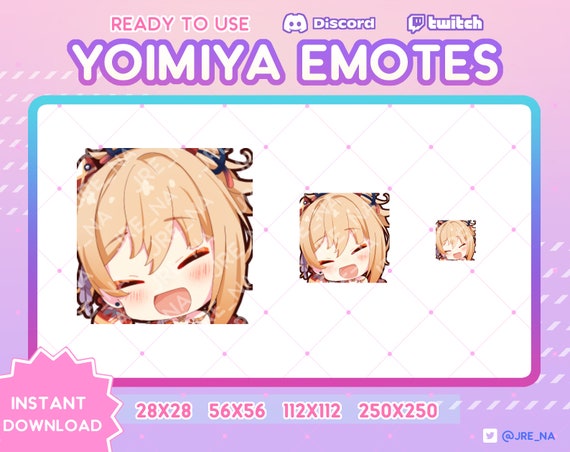 Yoimiya Genshin Impact Ayaya Emote for Twitch / Discord - Etsy