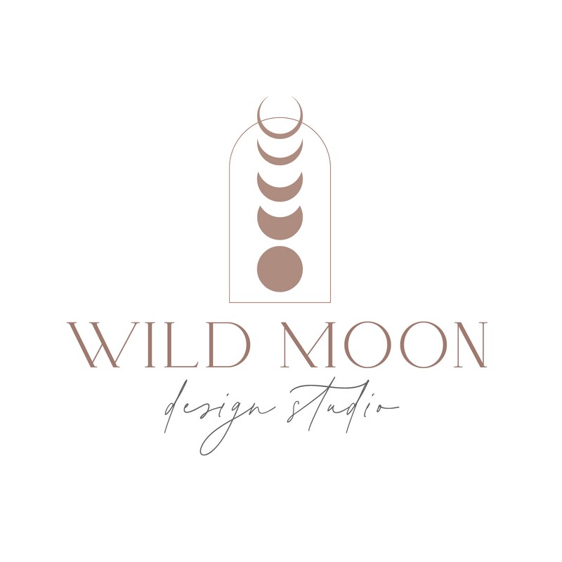 Moon Logo Design - Etsy