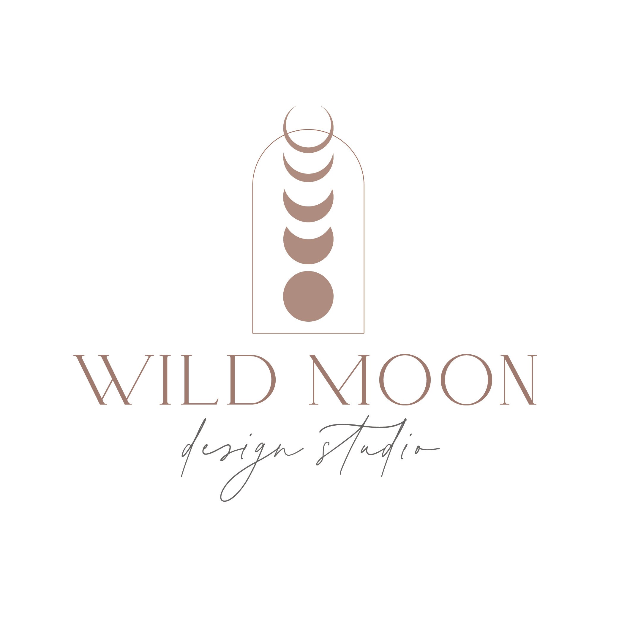 Premade Moon Logo Design,logo for Blog or Small Business,feminine Logo ...