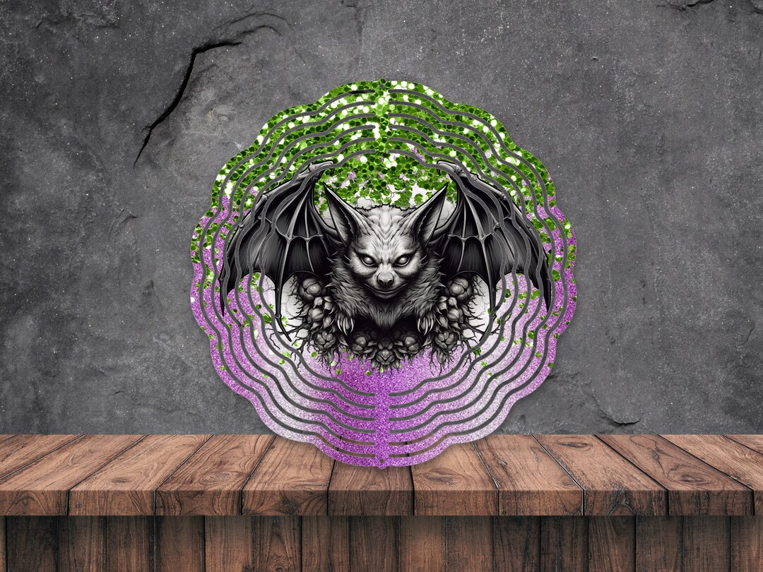 10in. Halloween Bat Wind Spinner Digital Download - Etsy