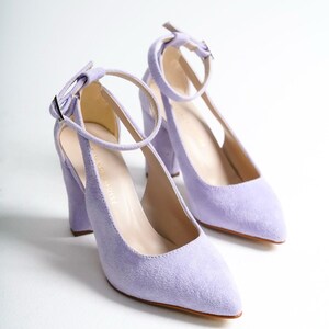 Lilac Suede Shoes, Lavender Wedding Shoes, Lilac Shoes, Lilac High ...