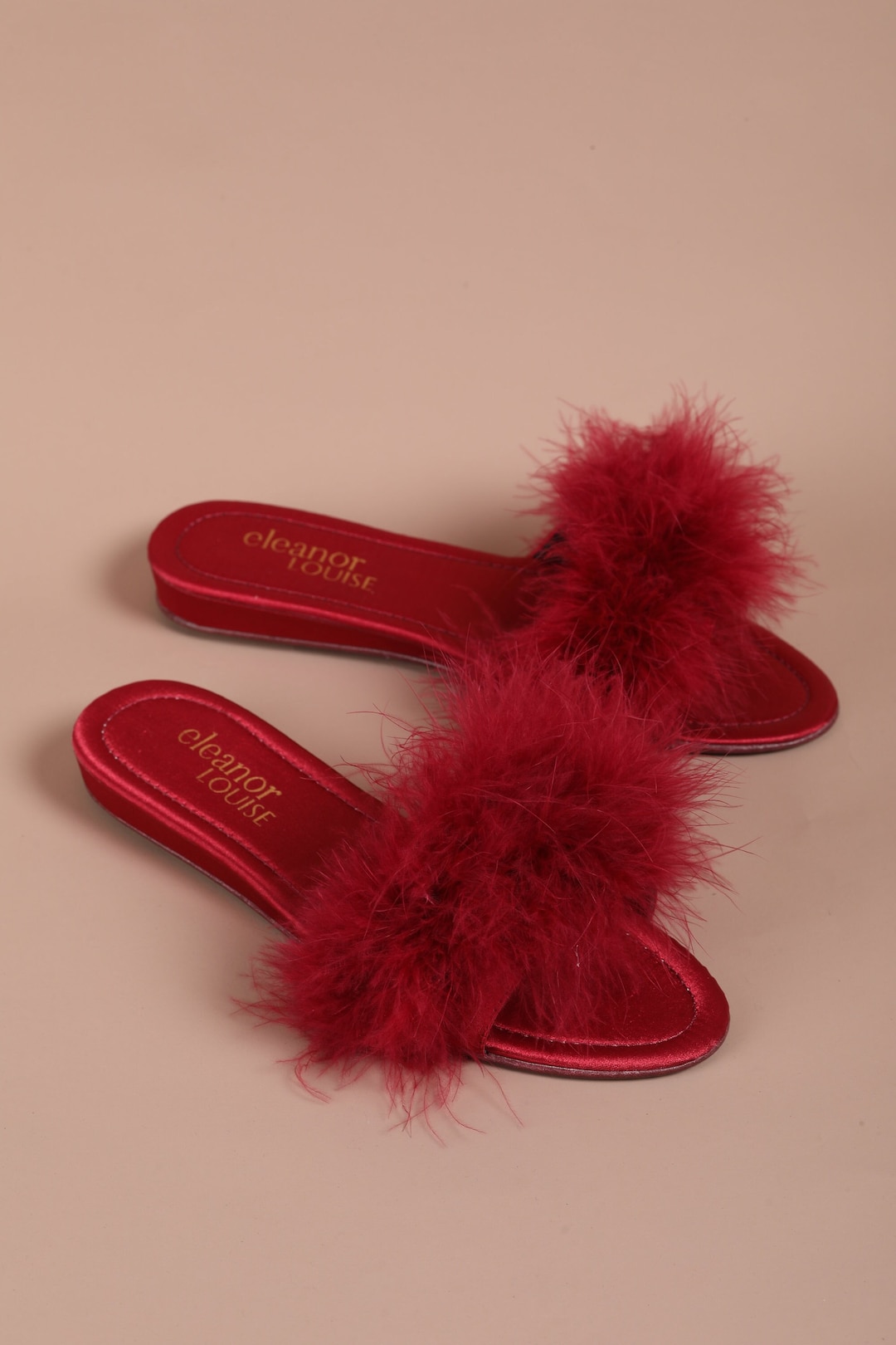 Feather Slippers, Marabou Slippers, Trendy Bride Slippers, Bridal ...
