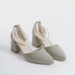 Sage Green Shoes, Green Wedding Shoes, Sage Green Shoes, Green High ...