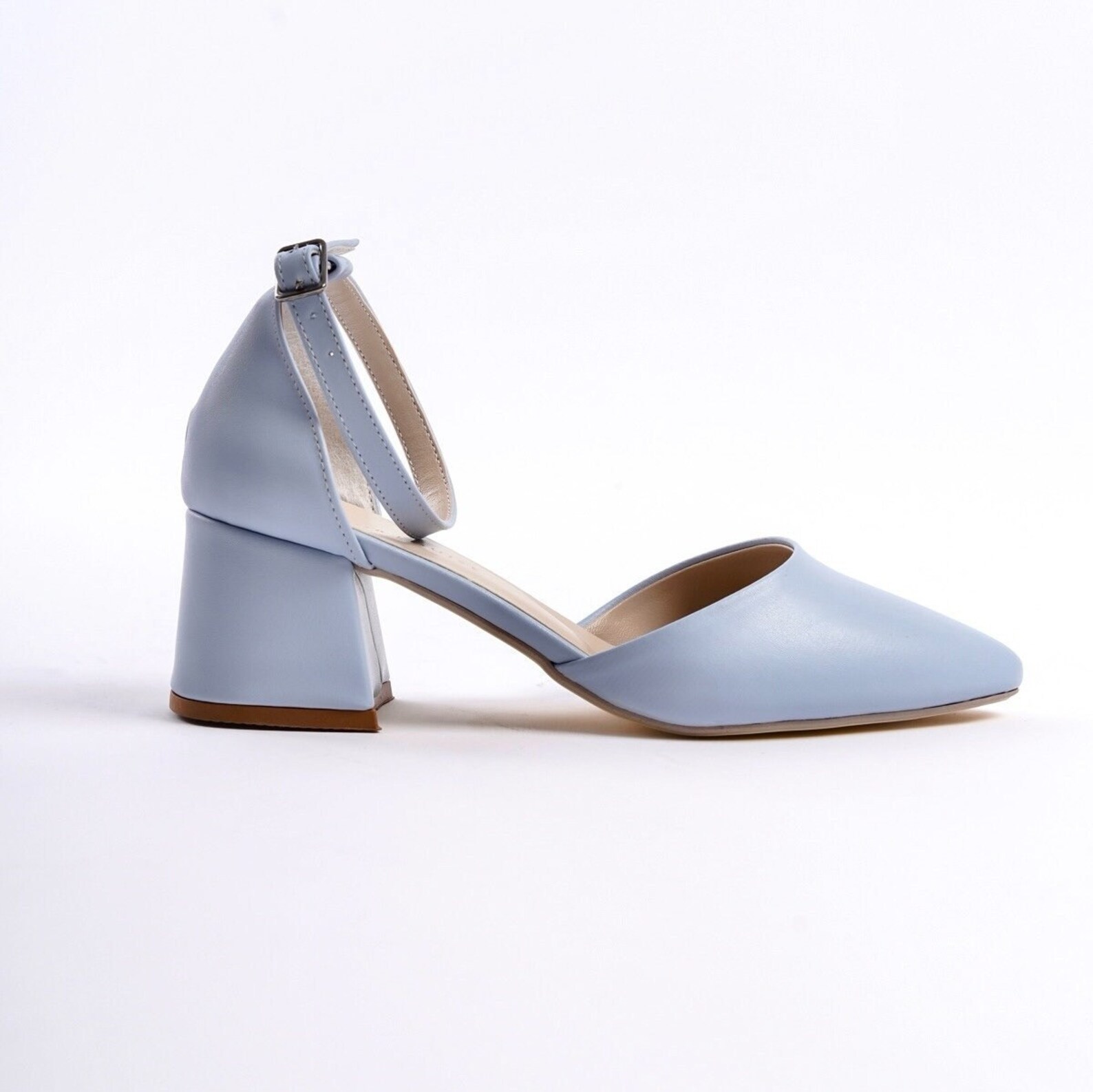 Blue Low Heels, Blue Wedding Shoes, Baby Blue Shoes, Light Blue Heels ...