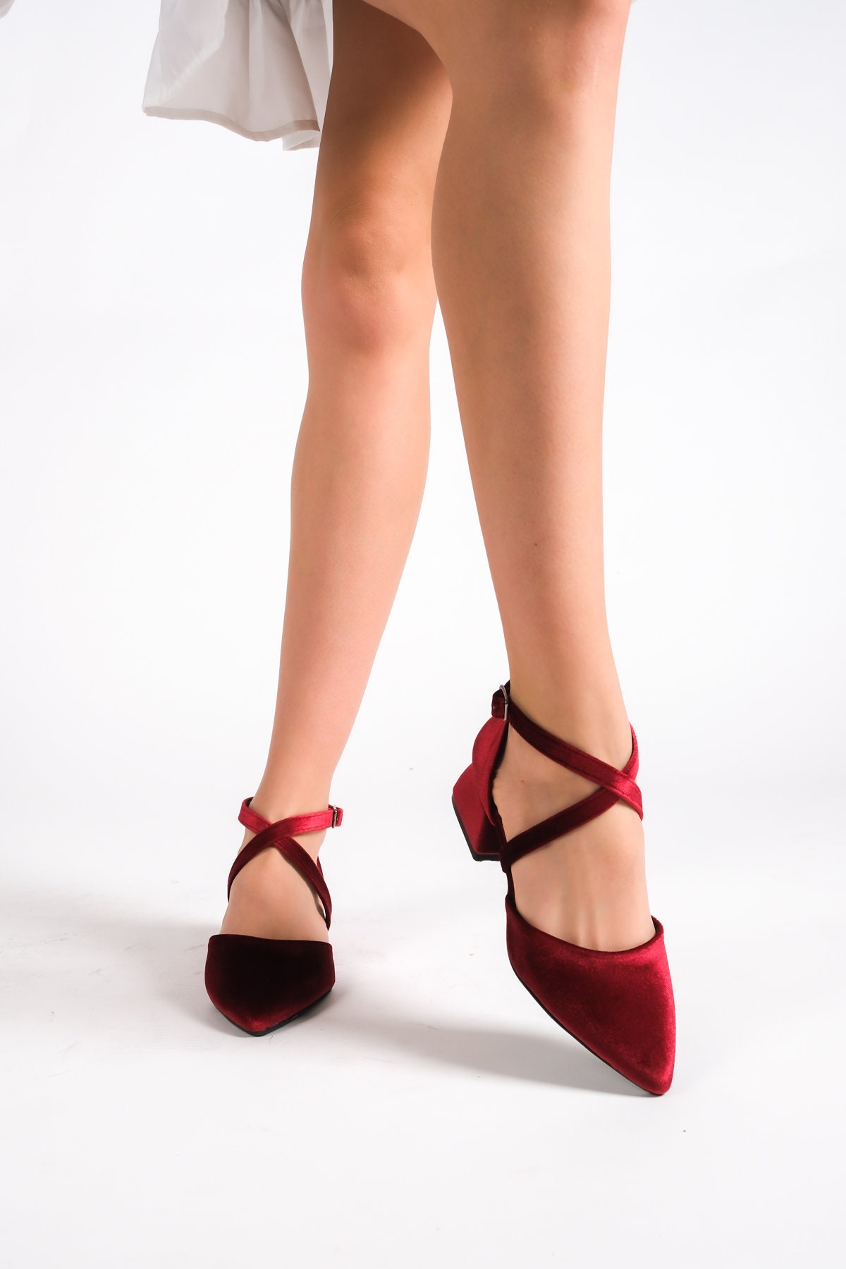 Red Velvet Heels Burgundy Velvet Shoes Red Bridal Shoes - Etsy