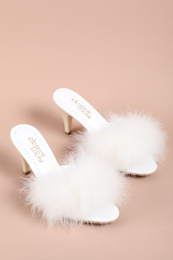 Cheap Marabou Slippers