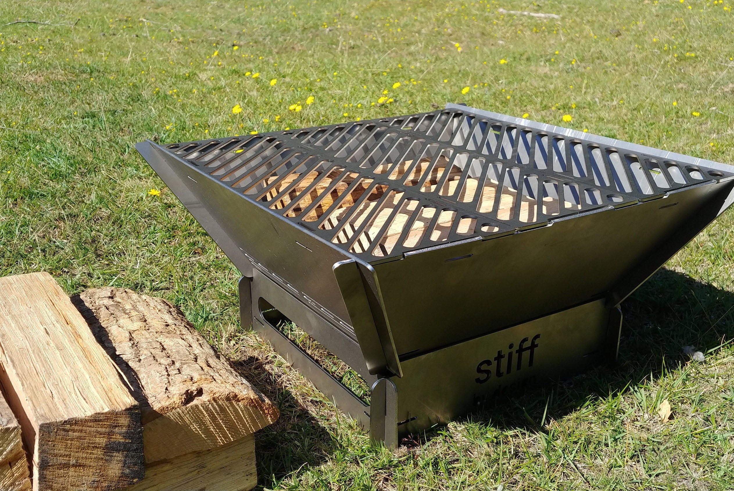 Flatpack Firepit, Flatpack BBQ, Collapsible Firepit, Collapsible BBQ ...
