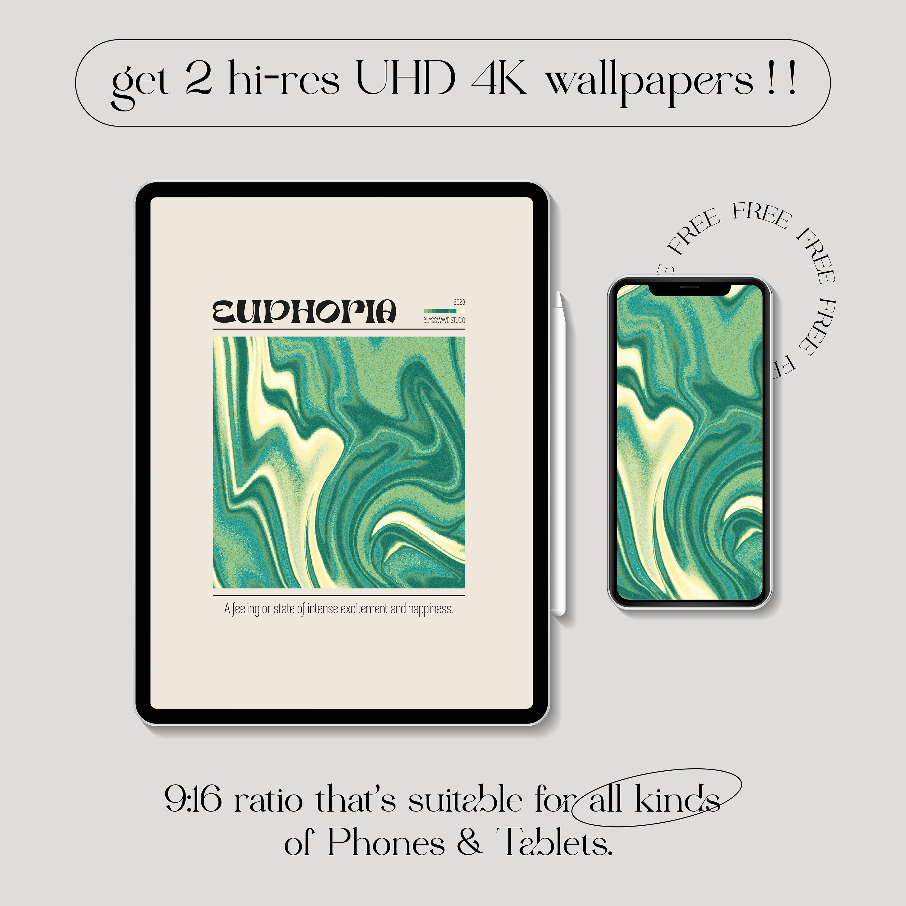 Euphoria Y2K Aesthetic Poster Sage Green Trippy Psychedelic Fluid Aura ...