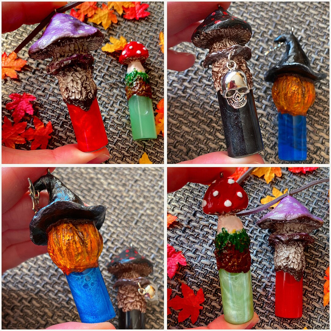 Potion Necklaces Magic Jewellery Glitter Potions Cottage Core Fairies ...