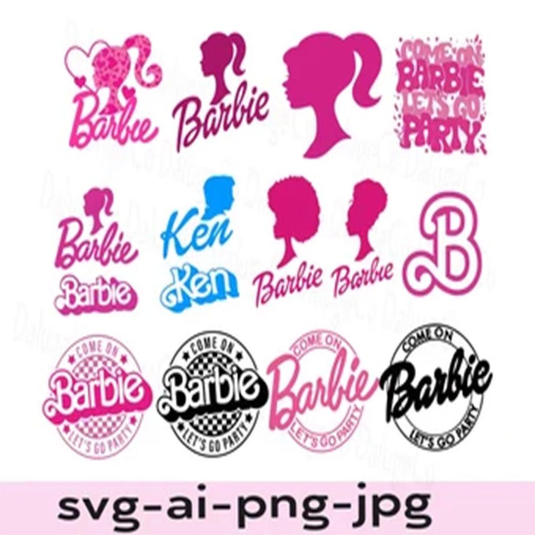 15 Svgs and Pngs Bundle,more 10 Barb Logo, Barb Svg Png Jpg,doll Svgs ...