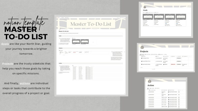 2024 Digital Planner | Notion Template | Goal Tracker - Etsy
