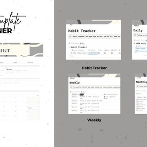 2024 Digital Planner | Notion Template | Goal Tracker - Etsy